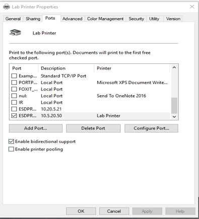 Printer Troubleshooting